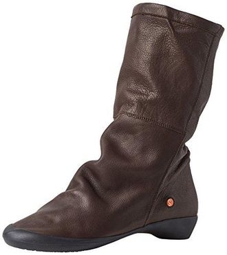 Softinos Femme Fle485sof Bottes Souples, Marron foncé 001, 40.5 EU