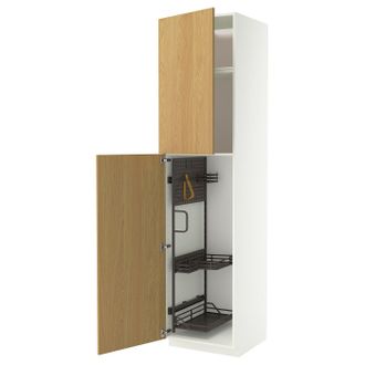 IKEA METOD Hochschrank mit Putzschrankeinr