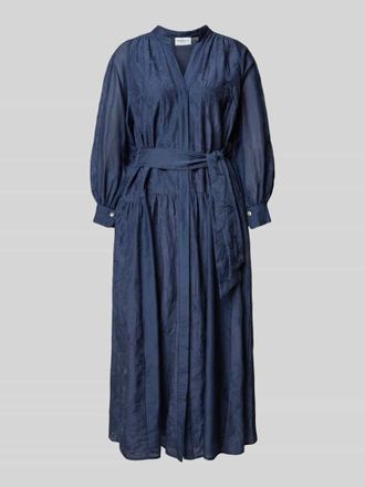 Marella Midikleid mit Bindeg&uuml;rtel Modell SETOLA