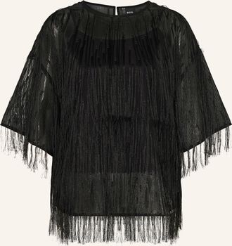 HUGO BOSS Blusenshirt Bafray schwarz