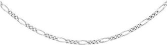 Amazon Essentials Collier à Chaîne Figaro en Argent Sterling 46 cm
