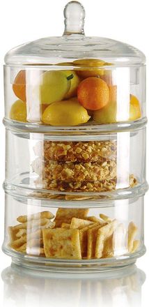 Pajoma Vorratsglas Primavera 3-stöckig, groß