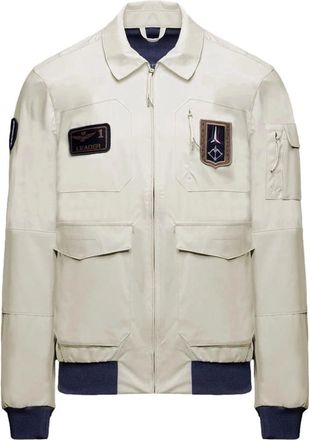 Aeronautica Homme, Vestes, Blanc, Taille: XL Pilot Jacket Ab3049Uct04290