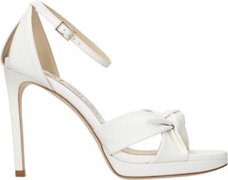 Jimmy Choo London Rosie 100 Sandale - - Shoes - Damen - Wei&szlig; - 42 EU