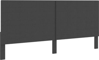 vidaXL Kopfteil Dunkelgrau Stoff 200&times;200 cm Vidaxl