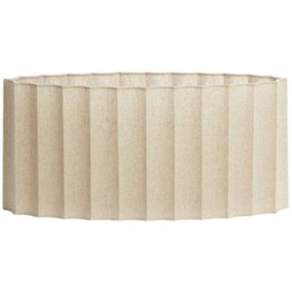 Light & Living Abat-jour ovale beige en textile 58x24x27cm - Style Japandi - Protection IP20 pour espaces int&eacute;rieurs - Light & Living