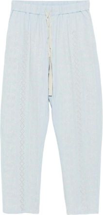 Semicouture Femme, Pantalons, Bleu, Taille: 38 FR Buddy Pantalons