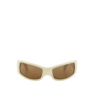 Balenciaga Raven Cat Rectangular Sonnenbrillen - - Accessories - Herren - Beige - ONE SIZE
