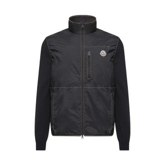 Moncler Homme, Vestes, Noir, Taille: L Archivio cardigan down jacket
