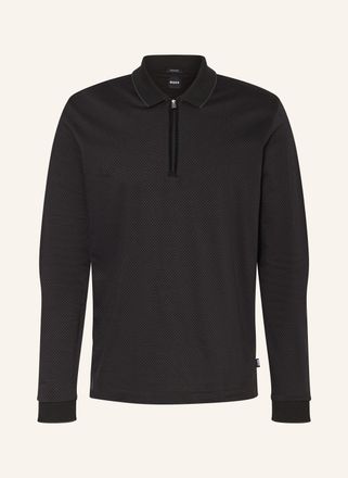 HUGO BOSS Jersey-Poloshirt Peduzzi schwarz