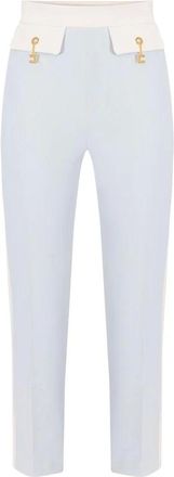 Elisabetta Franchi Damen, Hosen, Blau, SGröße