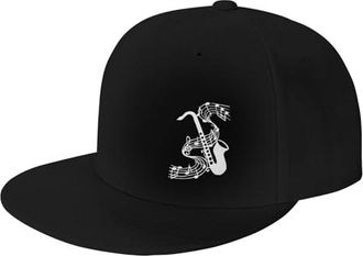 Generic Pare-Soleil Casquette Notes De Musique Saxophones R&eacute;glable Casquettes De Golf S&eacute;chage Rapide Visiere pour Homme Ext&eacute;rieur Femmes