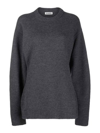 Jil Sander Pull Col Rond - Gris