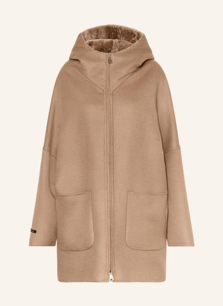 Manzoni24 Manzoni 24 Mantel L.Piana Mit Cashmere braun