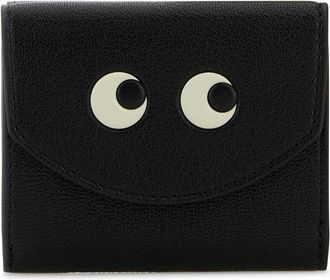 Anya Hindmarch Femme, Accessoires, Noir, Taille: ONE Size Portefeuille Classique en Cuir Noir