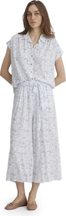 Mavi Damen Woven Pants Hose, Blue cat Print, XS