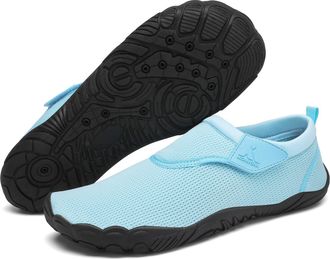Mishansha Herren Damen Badeschuhe Atmungsaktiv Schnell Trocknend Aquaschuhe Unisex Sommer Wasserschuhe f&uuml;r Outdoor Sports, T&uuml;rkis 37 EU