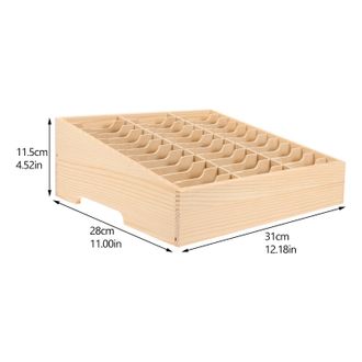Supvox Aufbewahrungsbox f&uuml;r Mobiltelefone Multifunktionale Handyhalterung mit 36 F&auml;chern Geeignet f&uuml;r Schule B&uuml;ro und Besprechungsr&auml;ume Schreibtisch Organize