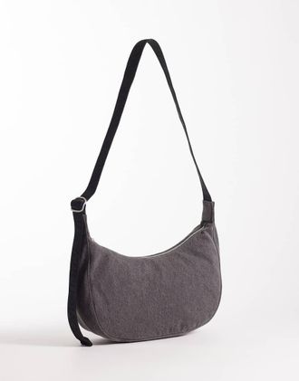 Baggu Sac demi-lune medium - Jean-Gris