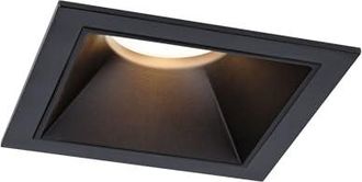 Paulmann 93127 LED Einbauleuchte 3-Step-Dim Cole IP44 eckig 88x88mm Coin 6W 470lm 230V 2700K Schwarz