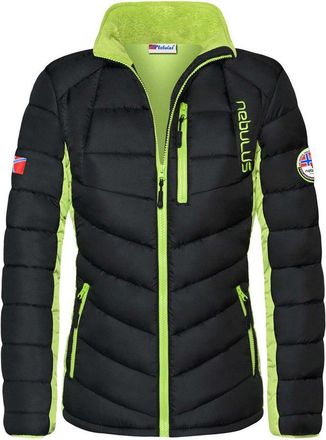 Nebulus Winterjacke Winterjacke, P4773 - Damen, schwarz-lime, XL/42
