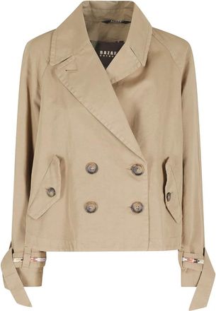 Bazar Deluxe Femme, Vestes, Brun, Taille: 38 FR Veste crois&eacute;e