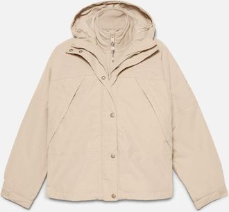 Timberland Wasserdichte Winnick 3-in-1-Jacke f&uuml;r Damen in Beige, Damen, Beige, Gr&ouml;&szlig;e