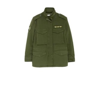 Five Jeans Vinola Military Jacket - - Jackets - Damen - Gr&uuml;n - XS