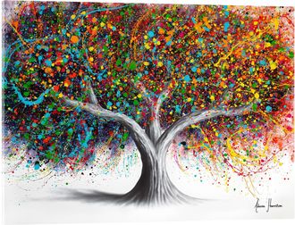 Posterlounge Baum der Freude Acrylglasbild von Ashvin Harrison 90 x 70 cm Bunt Wandbilder Wanddeko