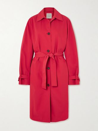 Toteme Trenchcoat Aus Biobaumwolle - Rot