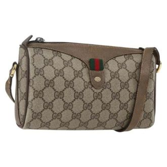 Gucci Sac bandouli&egrave;re en plastique Pre-owned - Femme - Pre-owned - Beige - Taille: ONE Size