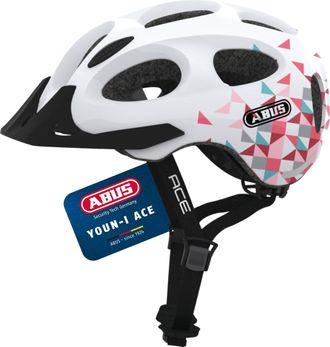 ABUS Unisex, Fahrradhelm, White Prism, M (52-57 cm)