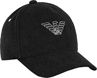 Emporio Armani Terrycloth Baseball Cap - Black -One Size