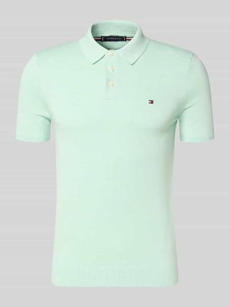 Tommy Hilfiger Regular Fit Strick-Poloshirt aus reiner Baumwolle