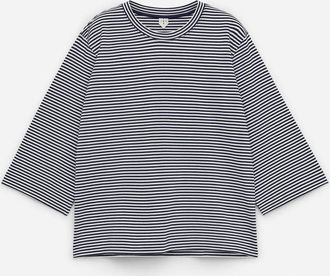 Arket EIRA Schweres T-Shirt -Blau