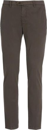 BRIGLIA 1949 Homme, Pantalons, Brun, Taille: L Pantalon &agrave; passants de ceinture