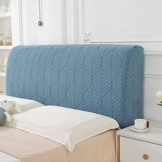Generic Elastischer Fischgr&auml;t Jacquard Kopfteilbezug Haustierfreundlicher Einfach Anzubringender Schutzbezug, Kratzfester Waschbarer Staubschutz f&uuml;r Schlafzim