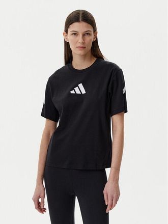 adidas T-Shirt Z.N.E. JJ4778 Schwarz Regular Fit