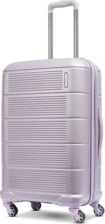 American Tourister Stratum XLT 2.0 Erweiterbarer Hartschalengepäck mit Spinnrollen, Violett (Purple Haze), 28-Inch Checked-Large, Stratum 2.0 Erweiterbarer Hartschalenge