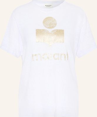 Isabel Marant Marant &Eacute;toile T-Shirt Zewel Aus Leinen weiss