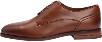 Tommy Hilfiger Herren Hilfiger Leather Dress Shoe Fm0fm05777 Derby Schuhe, Brown (Ginger Clay), 40.5 EU