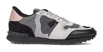 Valentino Garavani Camouflage Mesh Rockrunner Sneakers Size 37