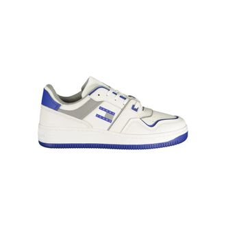 Tommy Hilfiger Herren-Sneakers mit blauen Akzenten - - Shoes - Herren - Wei&szlig; - 40 EU