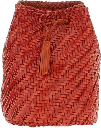 Dragon Diffusion Femme, Sacs, Orange, Taille: ONE Size PomPom Double Jump Bucket Bag