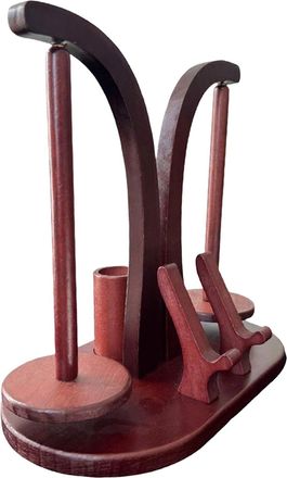 Generic H&auml;kelgarn-Titel - 11,02 x 5,51 x 8,66 cm, Organizer f&uuml;r Plattenspieler, Premium-Spule, Holzst&auml;nder mit Gleitlager, leise, f&uuml;r Strickk&uuml;nstler Makers PE