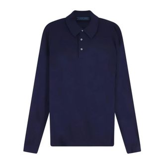 Kiton Ciro Polohemd - - Tops - Herren - Blau - XL
