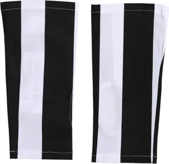 Dolce & Gabbana Womens Fingerless Nylon Gloves Black
