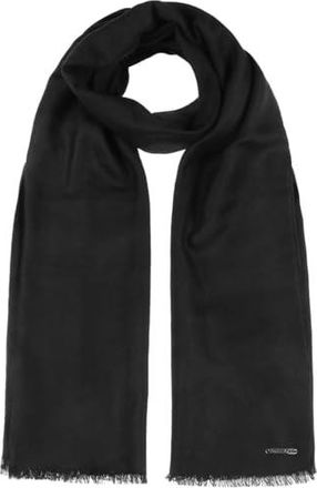 Stetson Echarpe Lindo Homme - echarpe pour a franges Hiver automne-hiver - taille unique noir