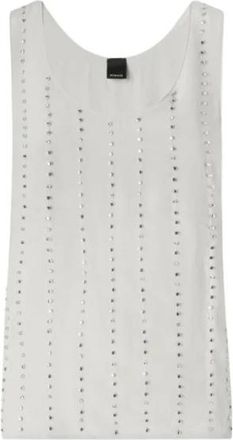 Pinko Pinko, Femme, Tops, Gris, Taille: 34 FR Tessa Top