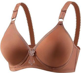 Generic Ensemble de sous-v&ecirc;tements sexy pour femme - Bretelles r&eacute;glables - Couverture compl&egrave;te - Soutien-gorge confortable sans armatures - Soutien-gorge sans